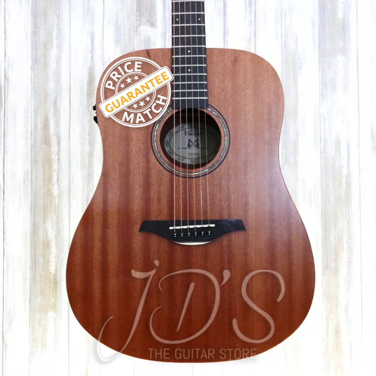 Vintage Mahogany Series 'Dreadnought' Electro-Acoustic Guitar ~ Satin ...